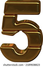 4,506 Number 5 Block Images, Stock Photos & Vectors | Shutterstock