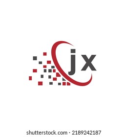 Letters Initial Jx Logo Icon Design Stock Vector (Royalty Free ...