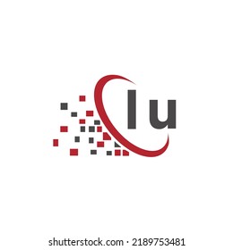 Letters Initial Lu Logo Icon Design Stock Vector (Royalty Free ...
