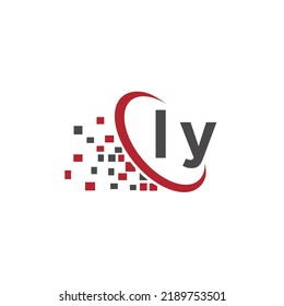 Letters Initial Ly Logo Icon Design Stock Vector (Royalty Free ...