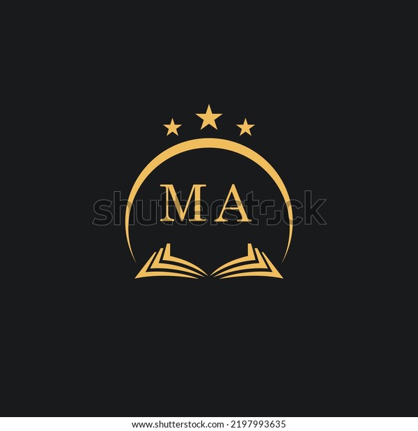 Letters Initial Ma Design Modern Law Stock Vector (Royalty Free ...