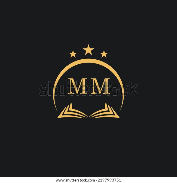 Letters Initial Mm Design Modern Law Stock Vector (Royalty Free ...