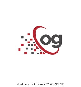 Letters Initial Og Logo Icon Design Stock Vector (Royalty Free ...