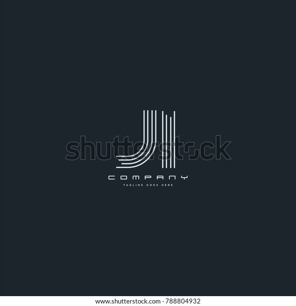 Letters J Joint Line Logo Icon Stock Vector (Royalty Free) 788804932 ...