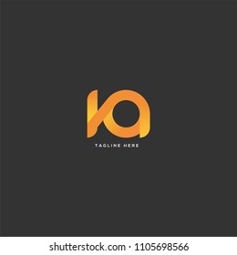 Letters Joint Logo Icon Vector Template Stock Vector (Royalty Free ...