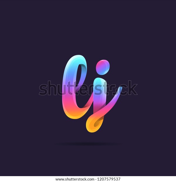 Letters L J L J 3d Stock Vector (Royalty Free) 1207579537 | Shutterstock