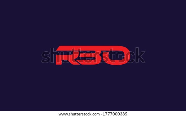 Letters Monogram Icon Logo Rbo Stock Vector (Royalty Free) 1777000385 ...