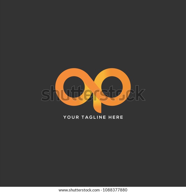 Letters O P Logo Icon Vector Stock Vector (Royalty Free) 1088377880 ...