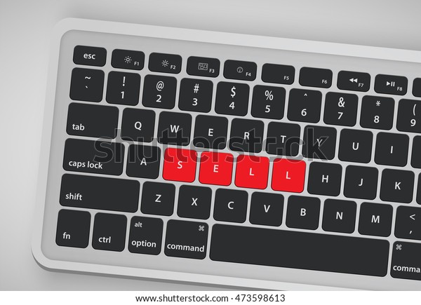 Letters On Keyboard Form Word Vector Stock Vector (Royalty Free ...