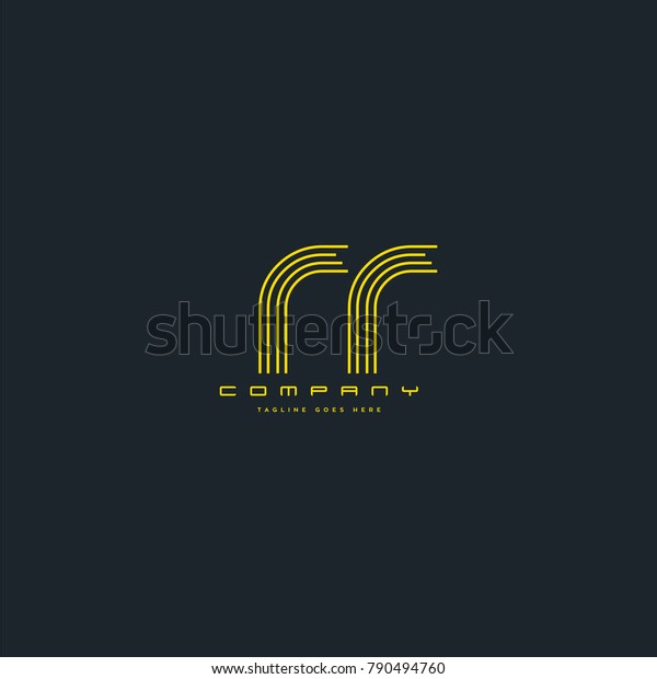 Letters R R Joint Logo Icon Stock Vector (Royalty Free) 790494760 ...