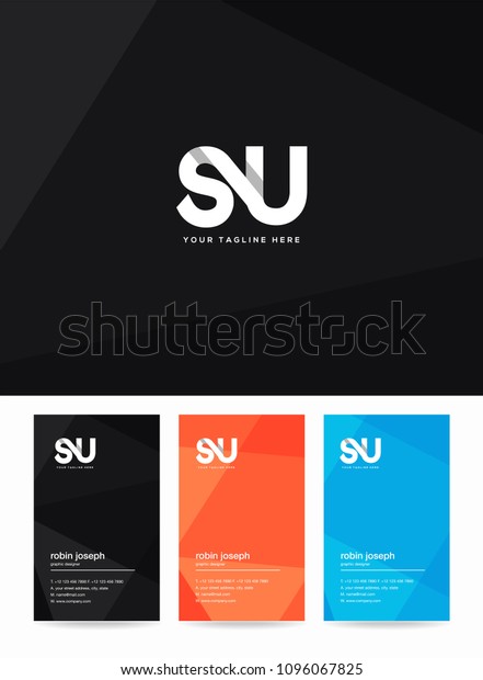 Letters S U Logo Icon Business Stock Vector (Royalty Free) 1096067825 ...