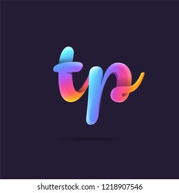 Letters T P 3d Logo Multi Stock Vector (Royalty Free) 1218907546 ...