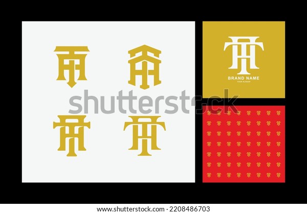 Letters Ta Monogram Template Logo Initial Stock Vector (Royalty Free ...