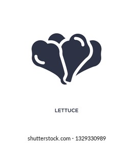 Lettuce Icon Simple Element Illustration Fruits Stock Vector (Royalty ...