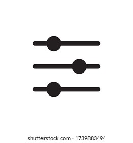 Level Control Icon Symbol Illustration Stock Vector (Royalty Free ...