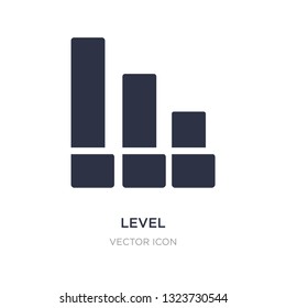 Level Icon On White Background Simple Stock Vector (Royalty Free ...