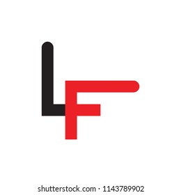 Lf Logo Letter Design Stock Vector (Royalty Free) 1143789902 | Shutterstock