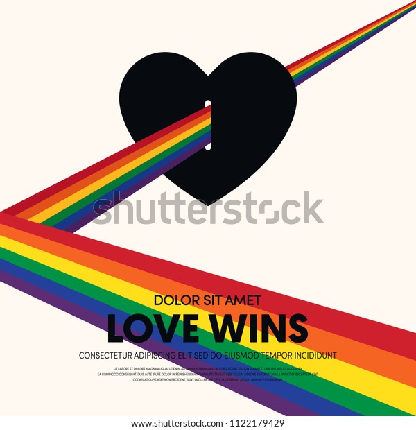 Lgbt Community Poster Template Background Design Stock Vector (Royalty ...