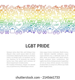Lgbt Pride Line Template Vector Illustration: เวกเตอร์สต็อก (ปลอดค่า ...