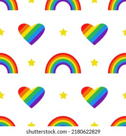 Lgbt Seamless Pattern Vector Lgbt Pattern Stock Vector (Royalty Free ...