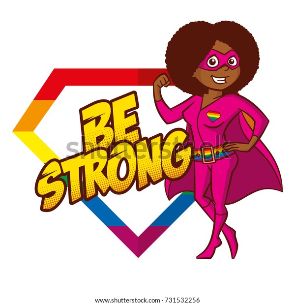 Lgbt Superhero Cartoon Character Stock Vector (Royalty Free) 731532256 ...