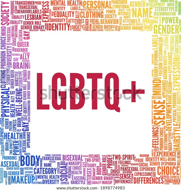 Lgbtq Vector Illustration Word Cloud Isolated Stock Vector (Royalty ...
