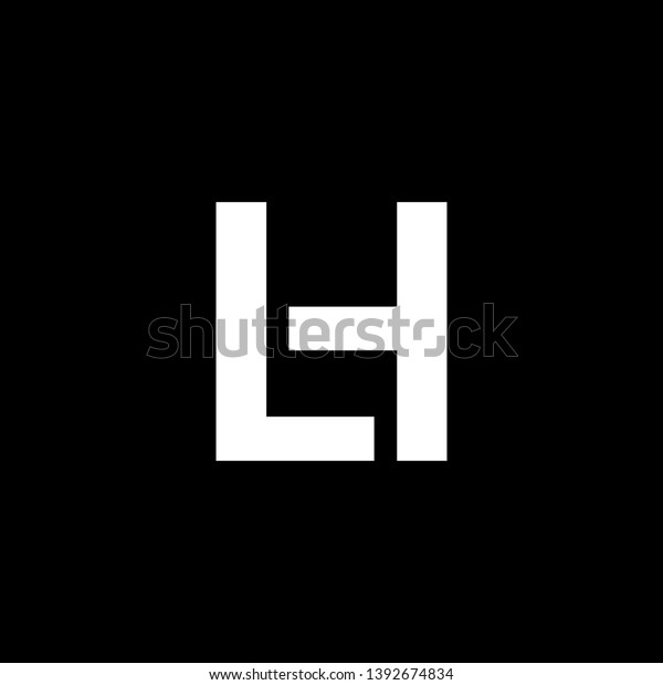 Lh Initials Letter Modern Logo Vector Stock Vector (Royalty Free ...