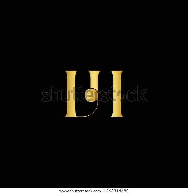 Lh Initials Letter Modern Logo Vector Stock Vector (Royalty Free ...