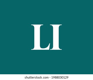 Li Letter Logo Design Vector Template Stock Vector (Royalty Free ...