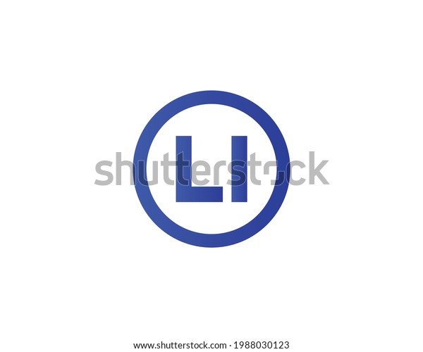 Li Letter Logo Design Vector Template Stock Vector (Royalty Free ...