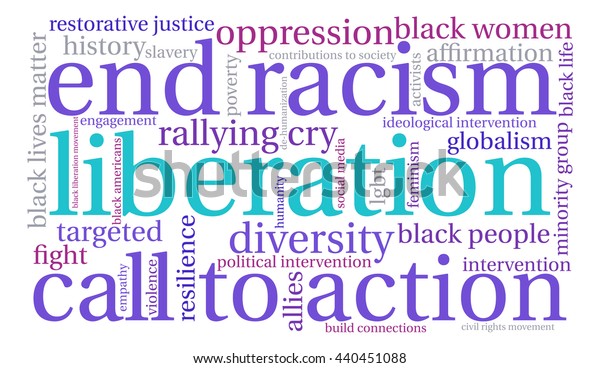 Liberation Word Cloud On White Background Stock Vector (Royalty Free ...