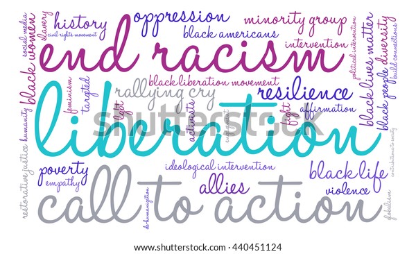 Liberation Word Cloud On White Background Stock Vector (Royalty Free ...