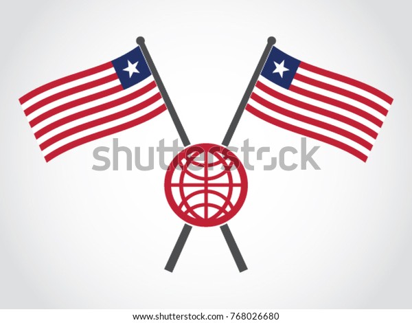 Liberia Emblem World Relationship Stock Vector (Royalty Free) 768026680 ...