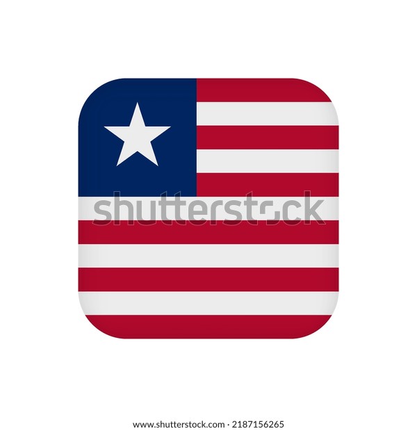 Liberia Flag Official Colors Vector Illustration Stock Vector (Royalty ...