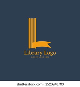 Library Logo Concept Letter L Stock Vector (Royalty Free) 1520248703 ...