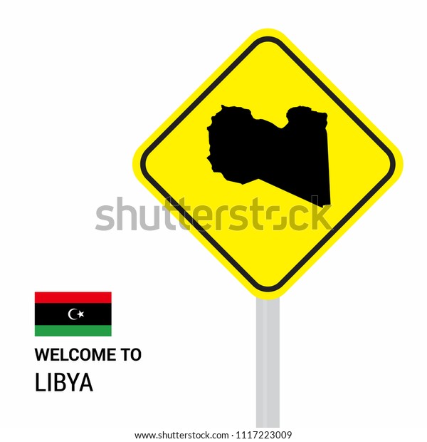 Libya Traffic Signs Board Design Vector Stock Vector (Royalty Free ...