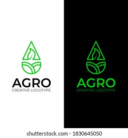 Life Agro Botany Logo Design Agro Stock Vector (Royalty Free ...