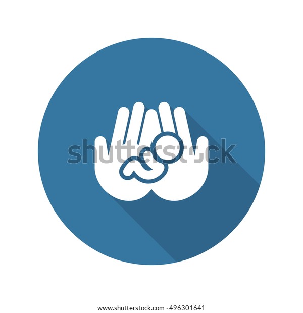 Life Care Icon Flat Design Isolated Stock Vector (Royalty Free ...