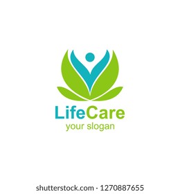 Health Care Logo Creative Care Logo Stock Vector (Royalty Free ...