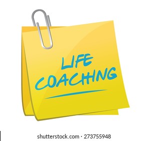 Life Coaching Memo Post Sign Icon Stock Vector (Royalty Free) 273755948 ...