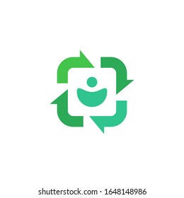 Life Cycle Logo Template Vector Icon Stock Vector (Royalty Free) 1648148986