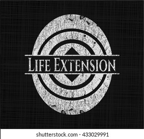 Life Extension Chalkboard Texture Stock Vector (Royalty Free) 433029991