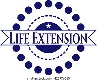 Life Extension Jean Texture Stock Vector (Royalty Free) 425976310 ...