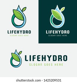 Life Hydro Elegant Logo Template Stock Vector (Royalty Free) 1425209531 ...
