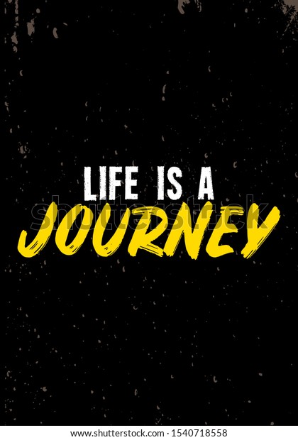 Life Journey Tshirt Quote Vector Design Stock Vector (Royalty Free ...