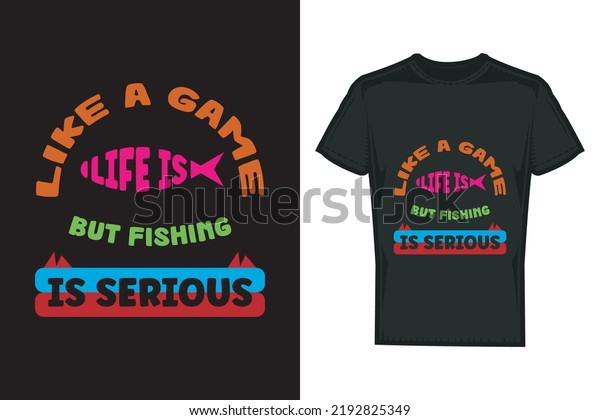 Life Like Game Typography T Shirt Stock Vector (Royalty Free ...