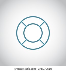 Life Preserver Icon Stock Vector (Royalty Free) 378070510 | Shutterstock