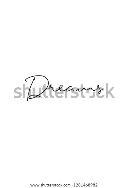 Life Quote Typography Handwritten Letters Vector Stock Vector (Royalty ...