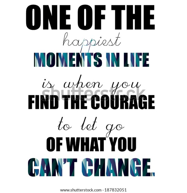Life Quote Vector Illustration Stock Vector (Royalty Free) 187832051 ...