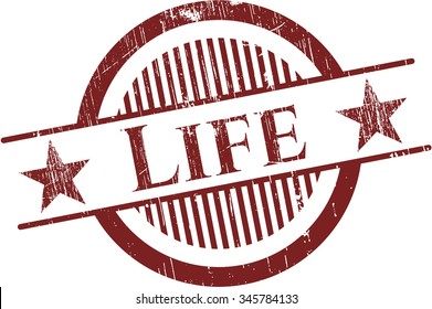 Life Rubber Stamp Stock Vector (Royalty Free) 345784133 | Shutterstock